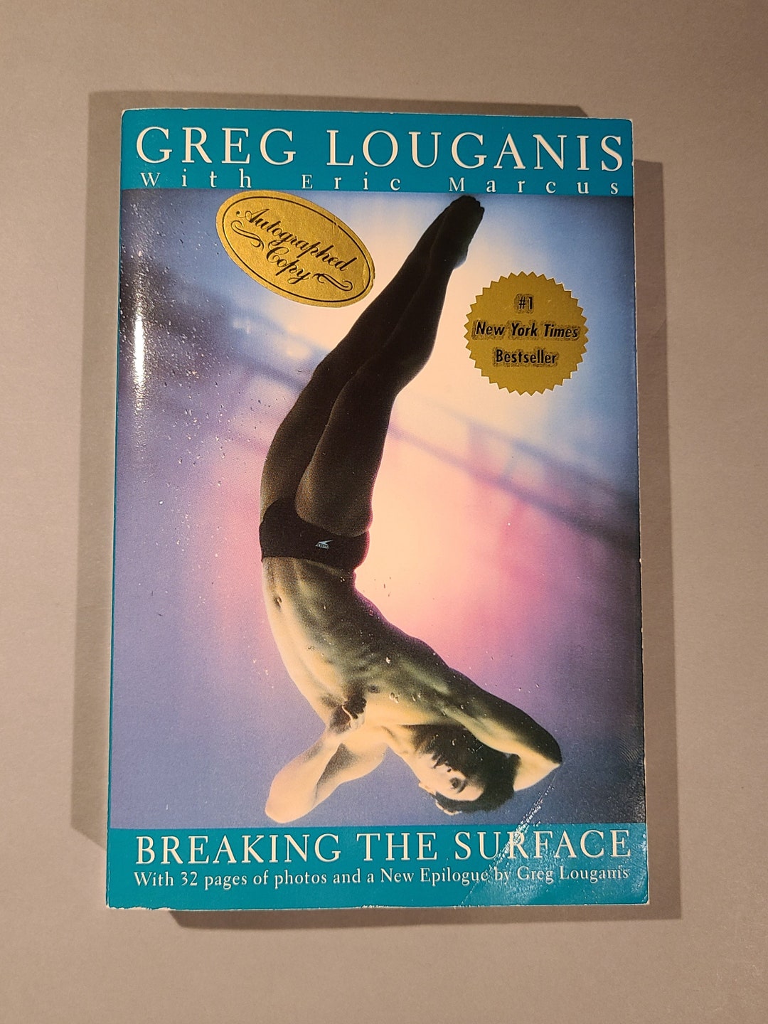 Breaking the Surface - Signed Book by Greg Louganis - Etsy