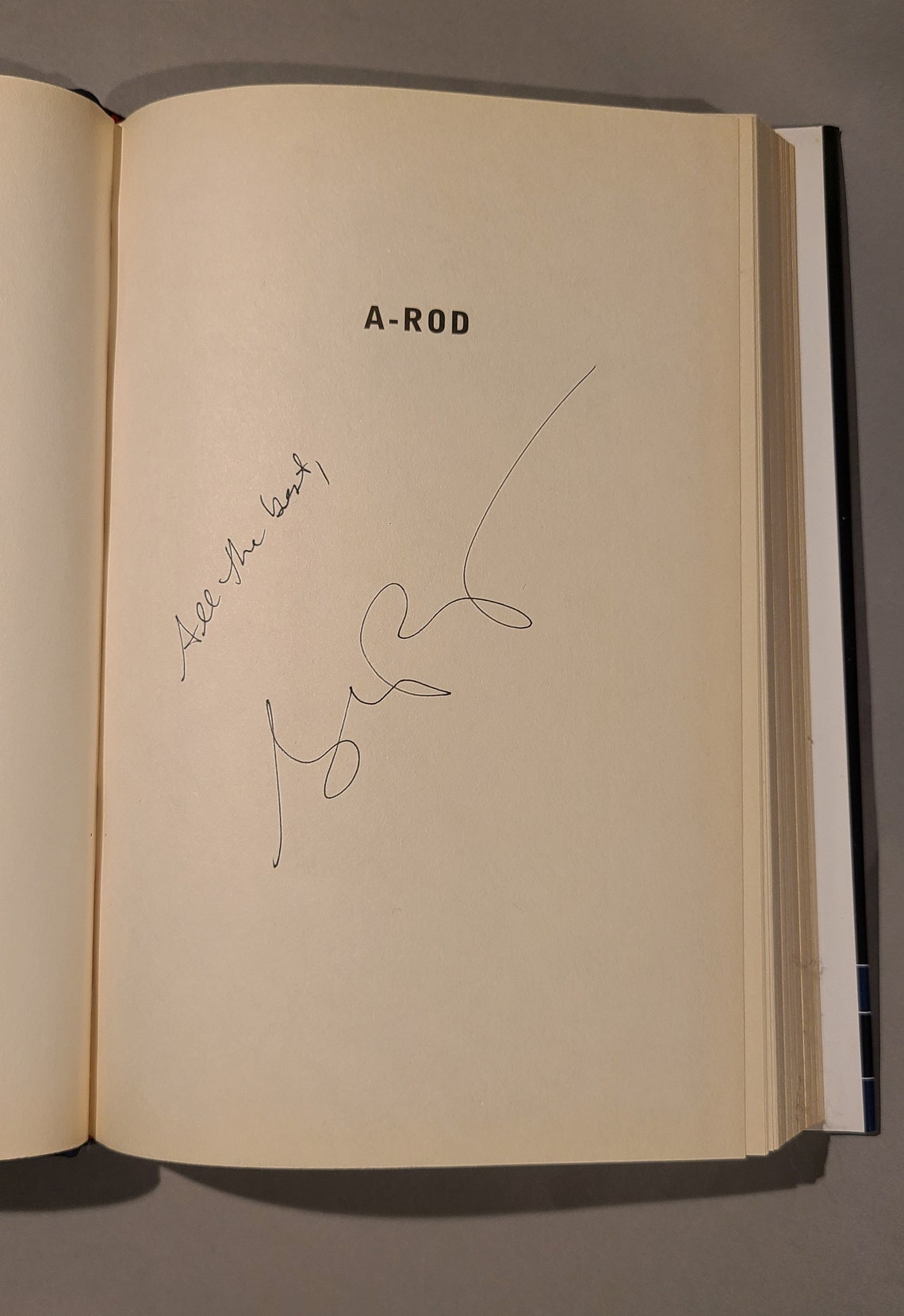 A-rod - the Many Lives of Alex Rodriguez - Signed Book by Selena ...