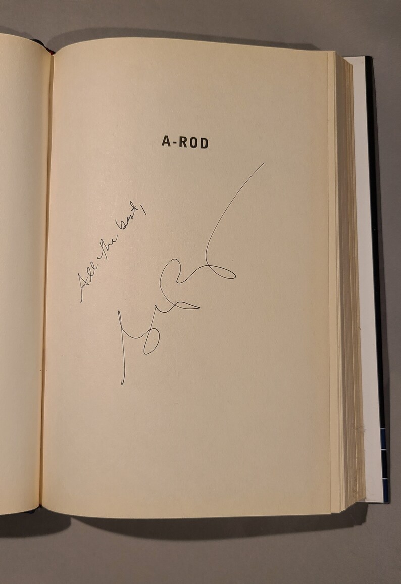 A-rod - the Many Lives of Alex Rodriguez - Signed Book by Selena ...