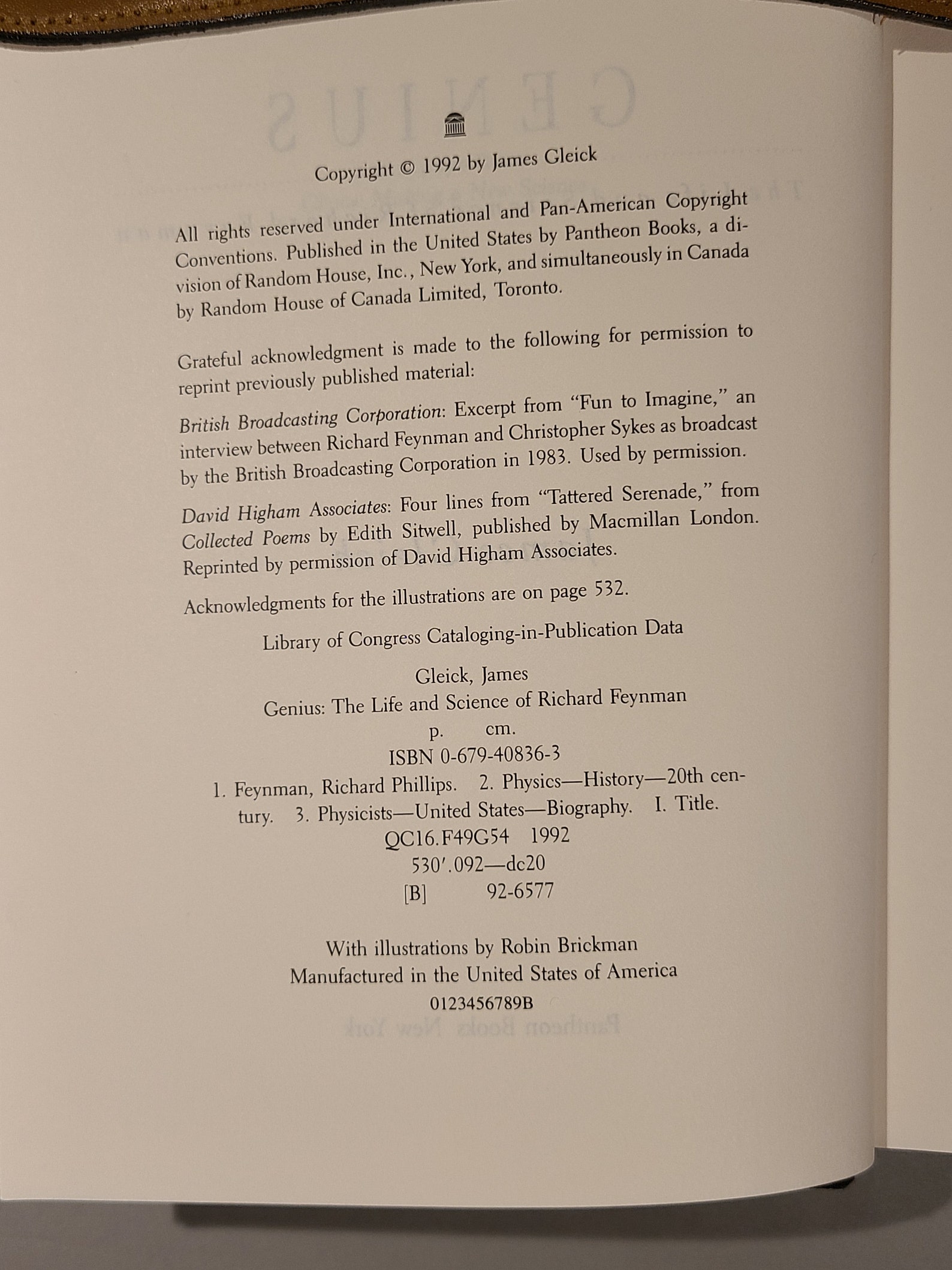Genius (physics): the Life and Science of Richard Feynman - Signed Book ...