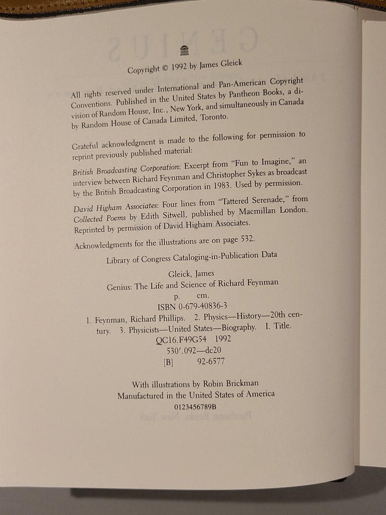 Genius (physics): the Life and Science of Richard Feynman - Signed Book ...