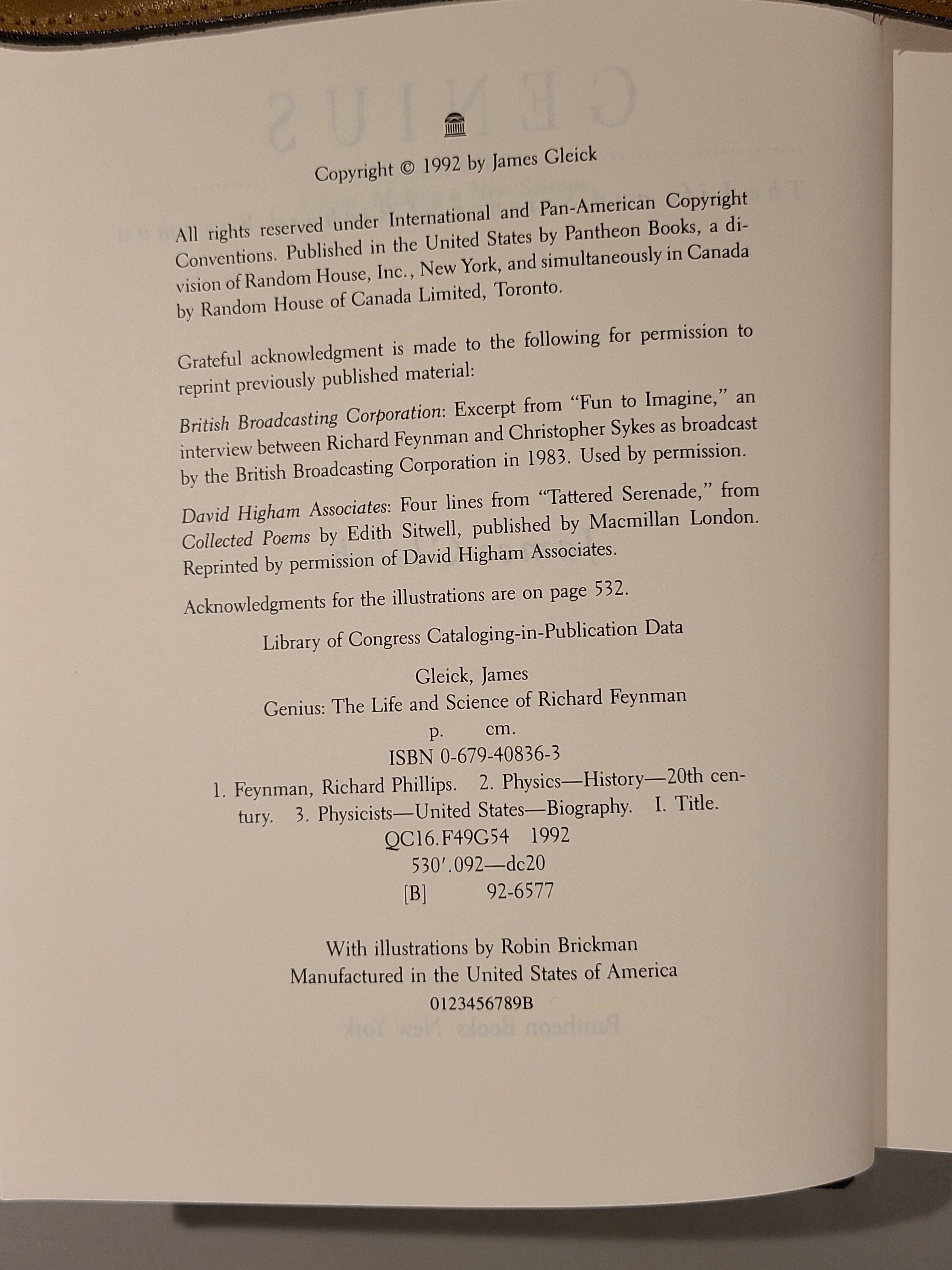Genius (physics): the Life and Science of Richard Feynman - Signed Book ...