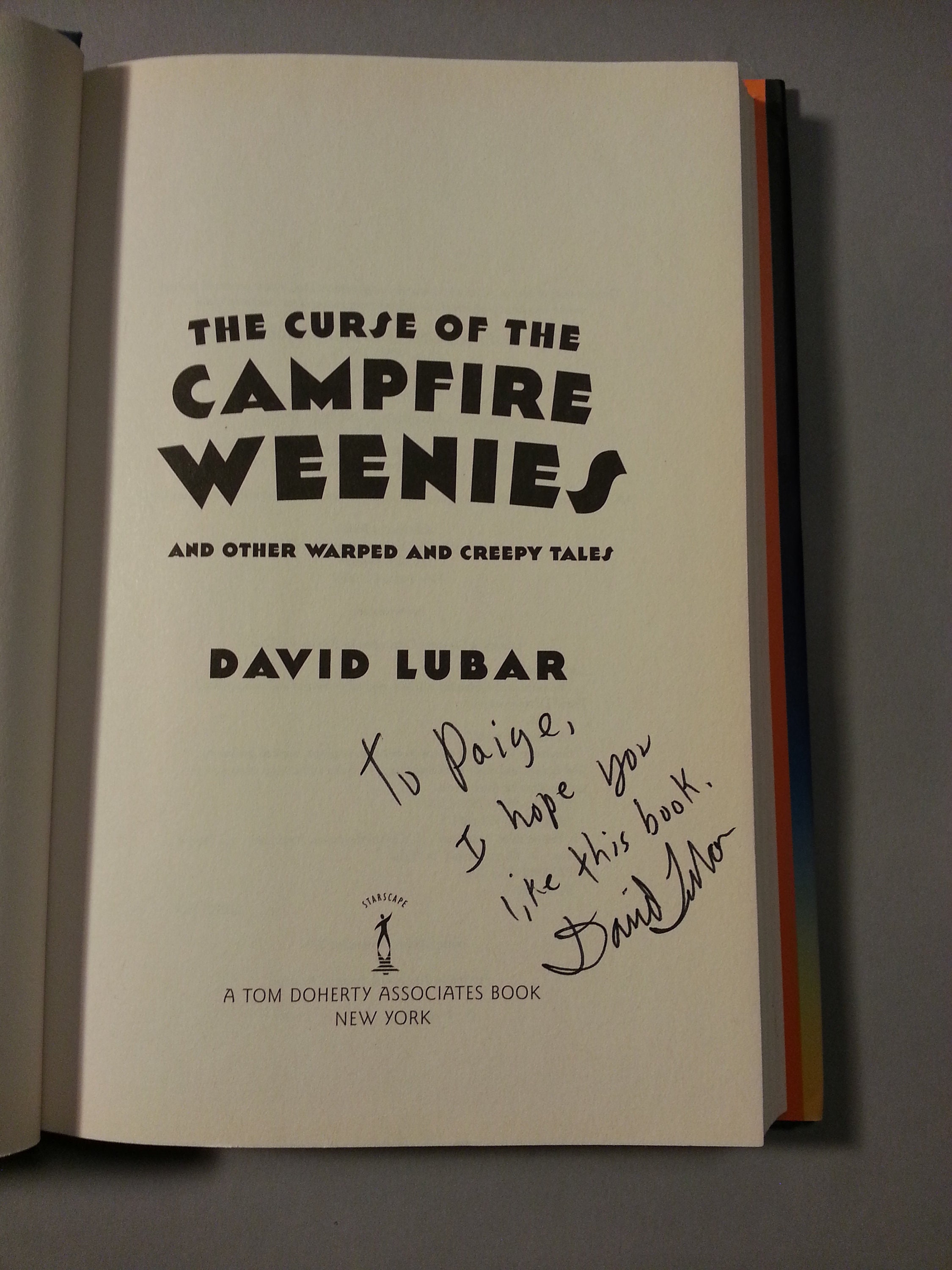 The Curse of the Campfire Weenies - and Other Warped and Creepy Tales ...