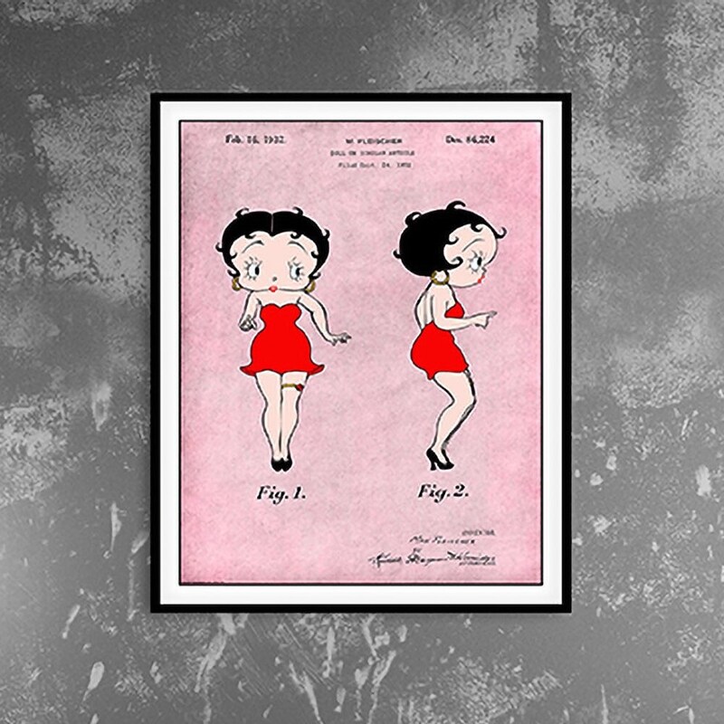 Betty Boop Poster - Etsy