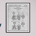 1960 Mr. Machine Mechanical Toy Robot Patent Print, Ideal Toys, Kids ...