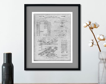 ENIAC First Programmable Computer Patent Print Technology - Etsy