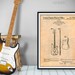 1959 Fender Bass Guitar Poster, Clarence Fender, Guitar Decor, Music ...