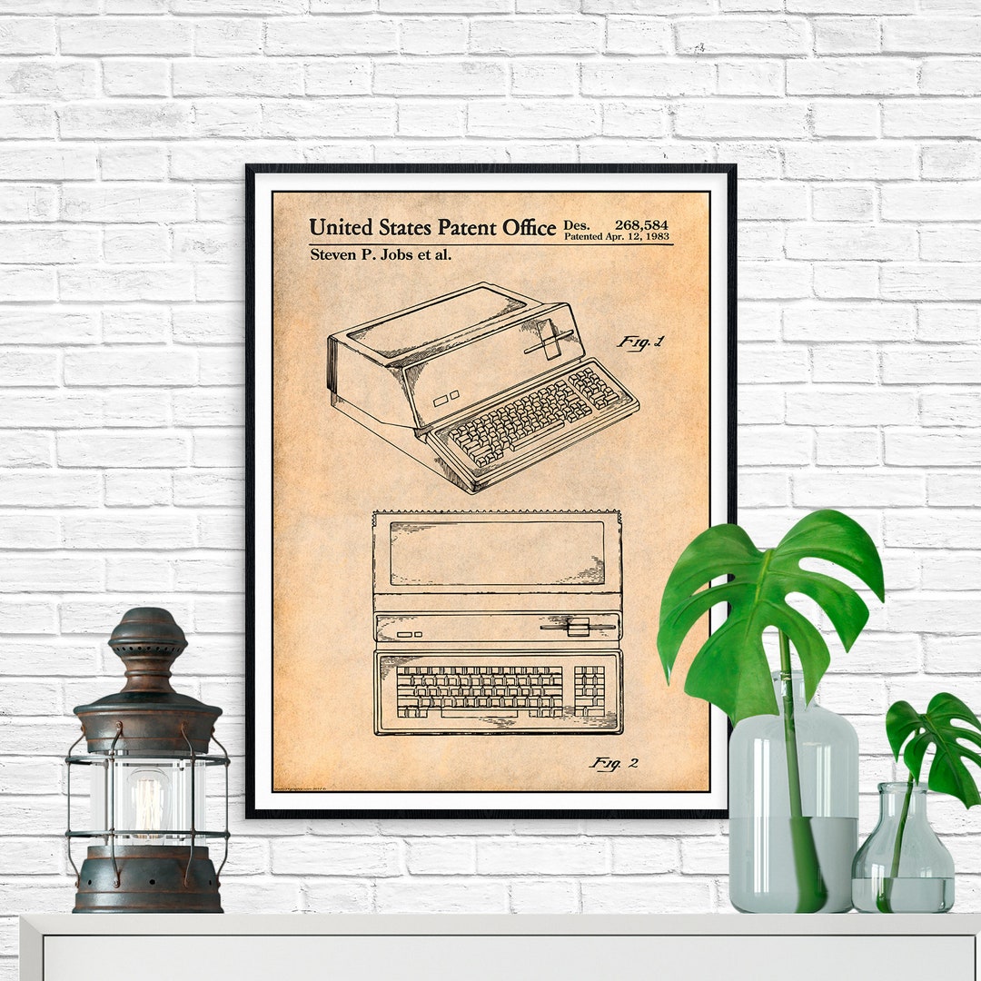 1983 Personal Computer Patent, Computer Art, Computer Science ...