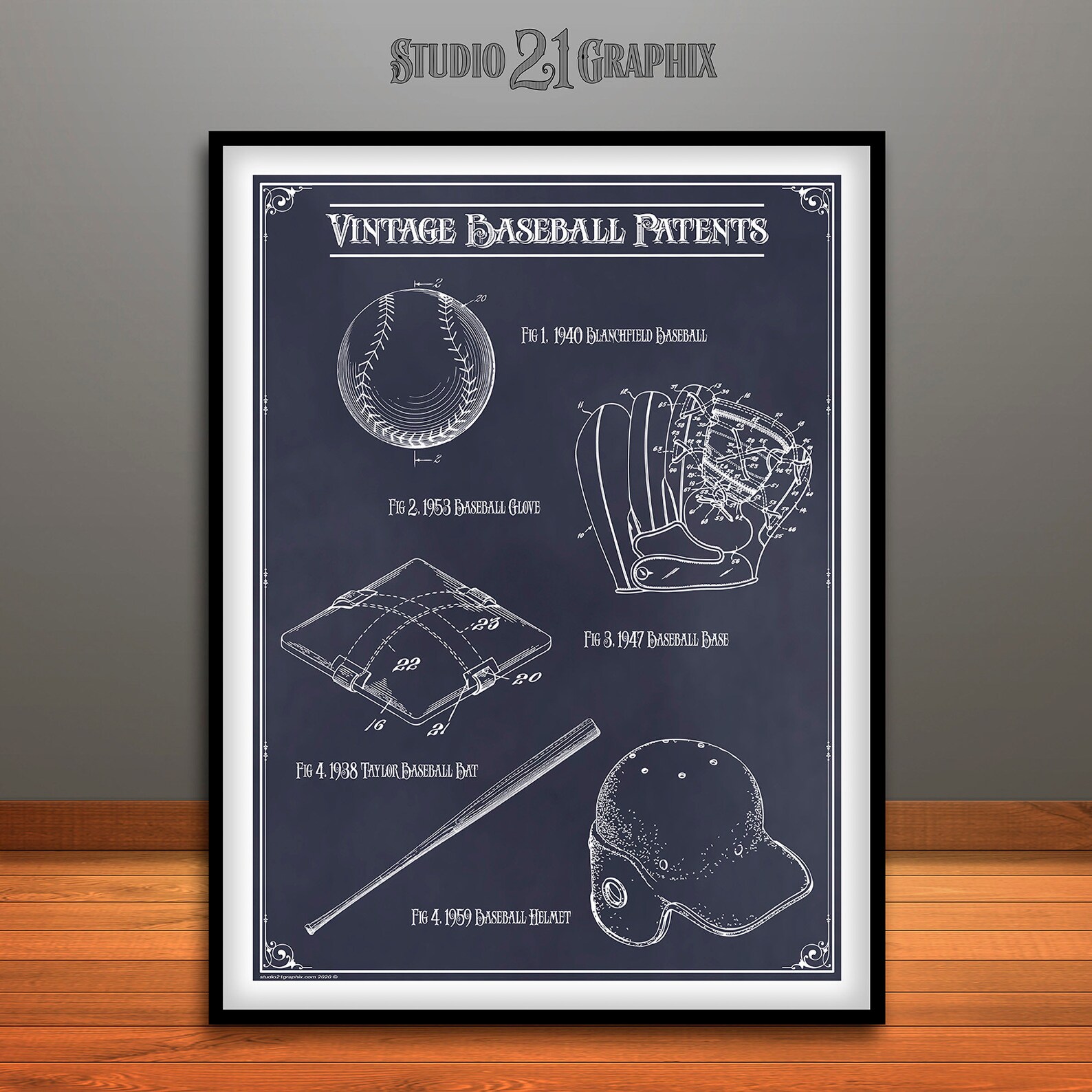 Vintage Baseball Patents Poster, Baseball History Collage SKU SPPP7 - Etsy