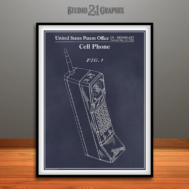 1988 Motorola Cell Phone Patent Print Motorola Cell Phone - Etsy