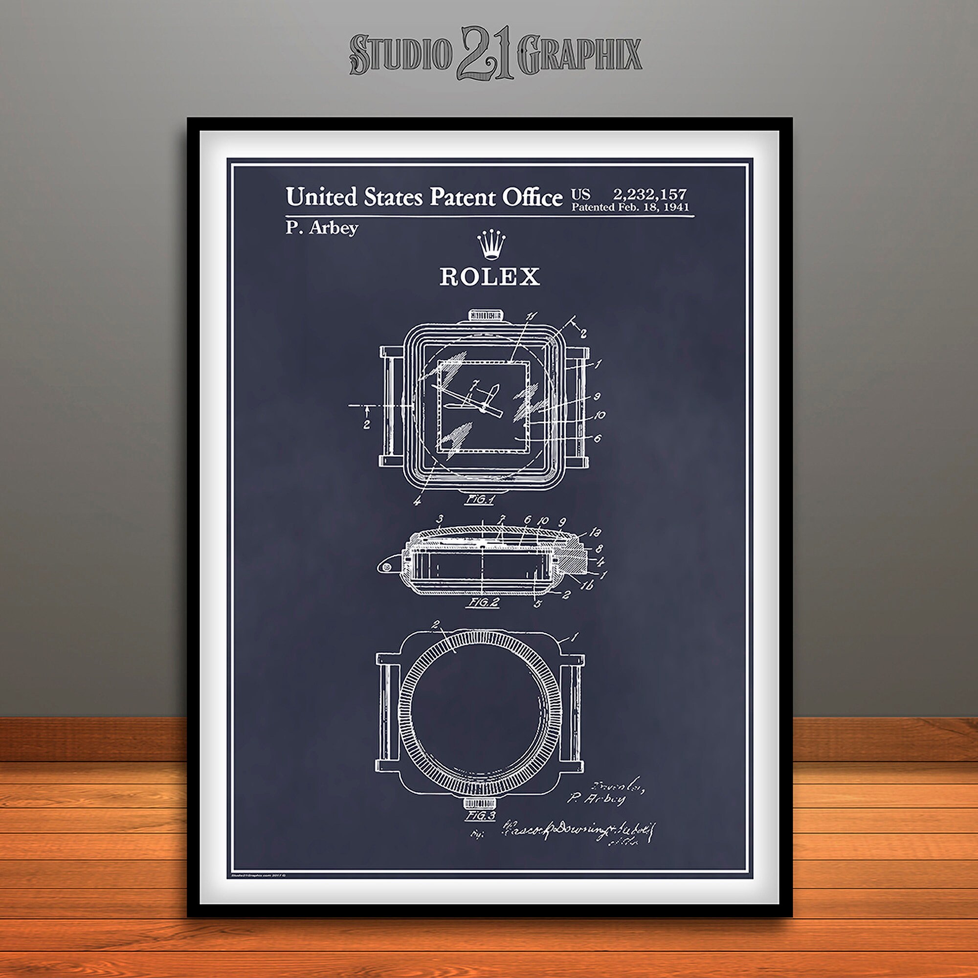 Rolex Watch Patent Print | Etsy
