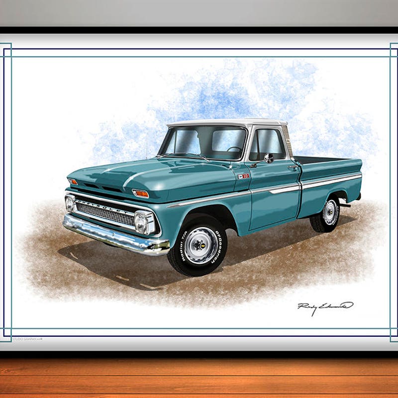 Vintage Chevy Truck - Etsy