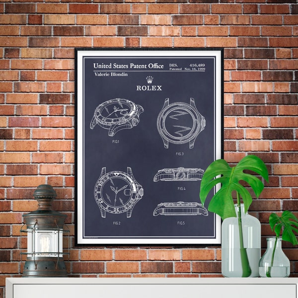 Rolex Print - Etsy