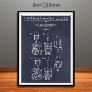 1960 Mr. Machine Mechanical Toy Robot Patent Print, Ideal Toys, Kids ...