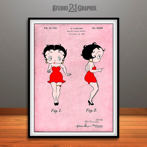 Betty Boop Poster - Etsy