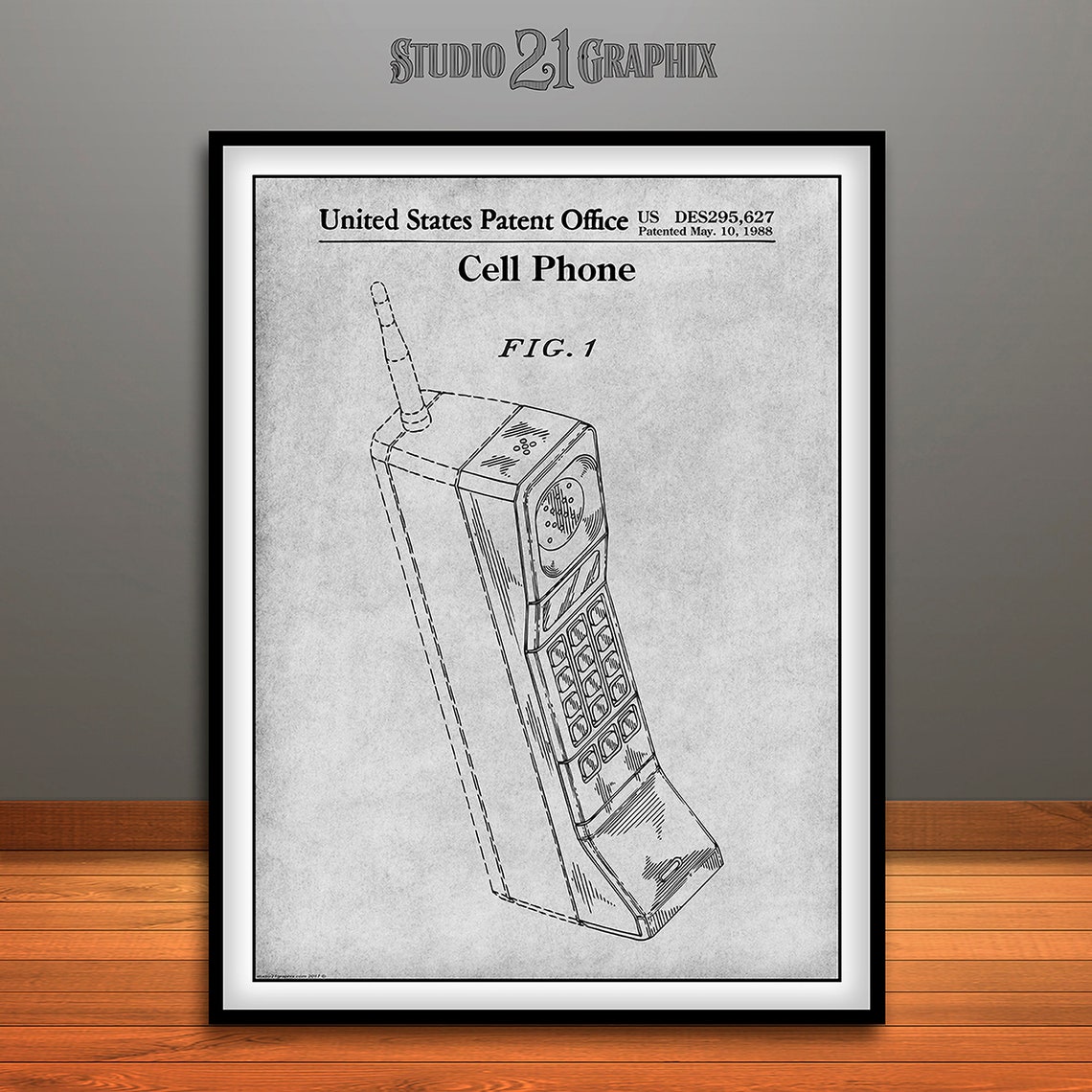 1988 Motorola Cell Phone Patent Print Motorola Cell Phone | Etsy