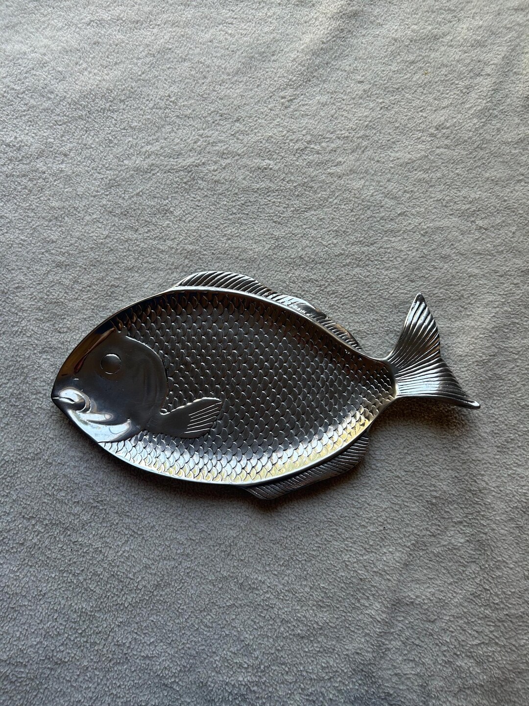 Vintage Aluminum Fish Platter – Wilton Style / Bruce Fox Style ...