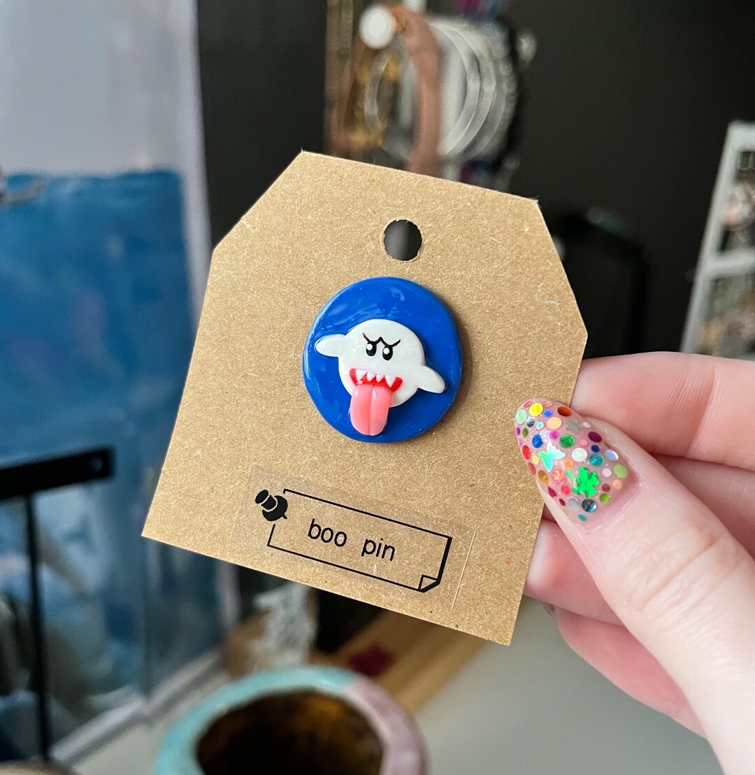 Super Mario Boo Pin - Etsy