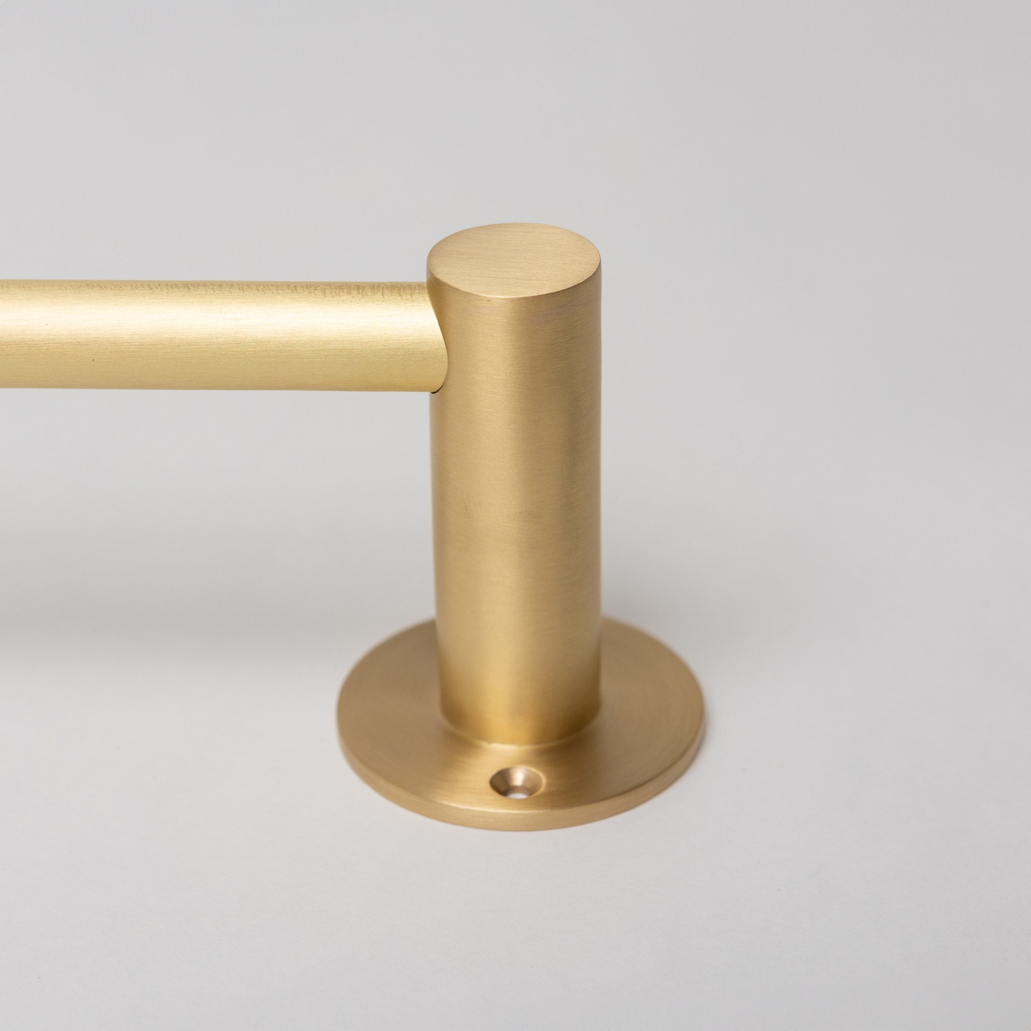Solid Brass Kitchen Hook Rail | Utensil Hanging Rail | Wardrobe ...