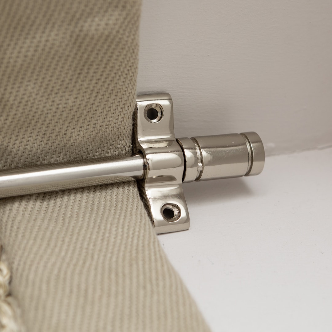 Stair Rods Carpet Runners With Piston Finial Ends | Brass Bee Nickel ...