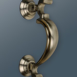 Brass Bee Door Knocker - 3 Finishes - Solid Brass Doctors Door Knocker - Door Knockers by Brass ...