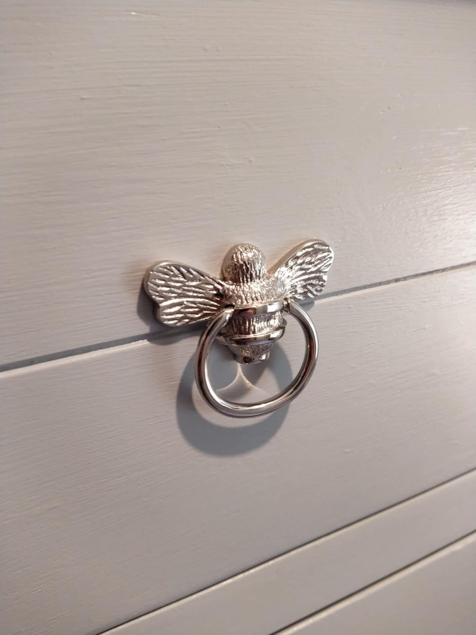 Bee Ring Drawer Pulls Drawer Knob Bee Drawer Handle Solid Brass Bee ...