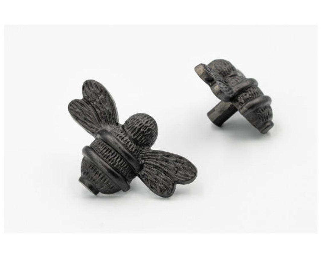 Bumble Bee Drawer Knob | Bee Drawer Handle Solid Brass | Black Bee ...