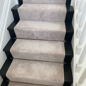 Stair Rods Carpet Runners With Piston Finial Ends | Brass Bee Nickel ...