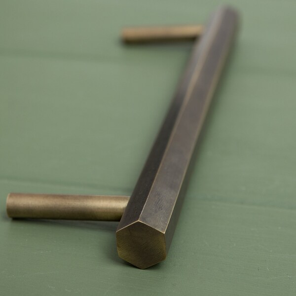 Antique Brass Cabinet Pulls - Etsy