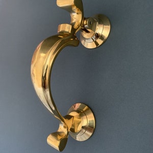 Brass Bee Door Knocker - 3 Finishes - Solid Brass Doctors Door Knocker - Door Knockers by Brass ...