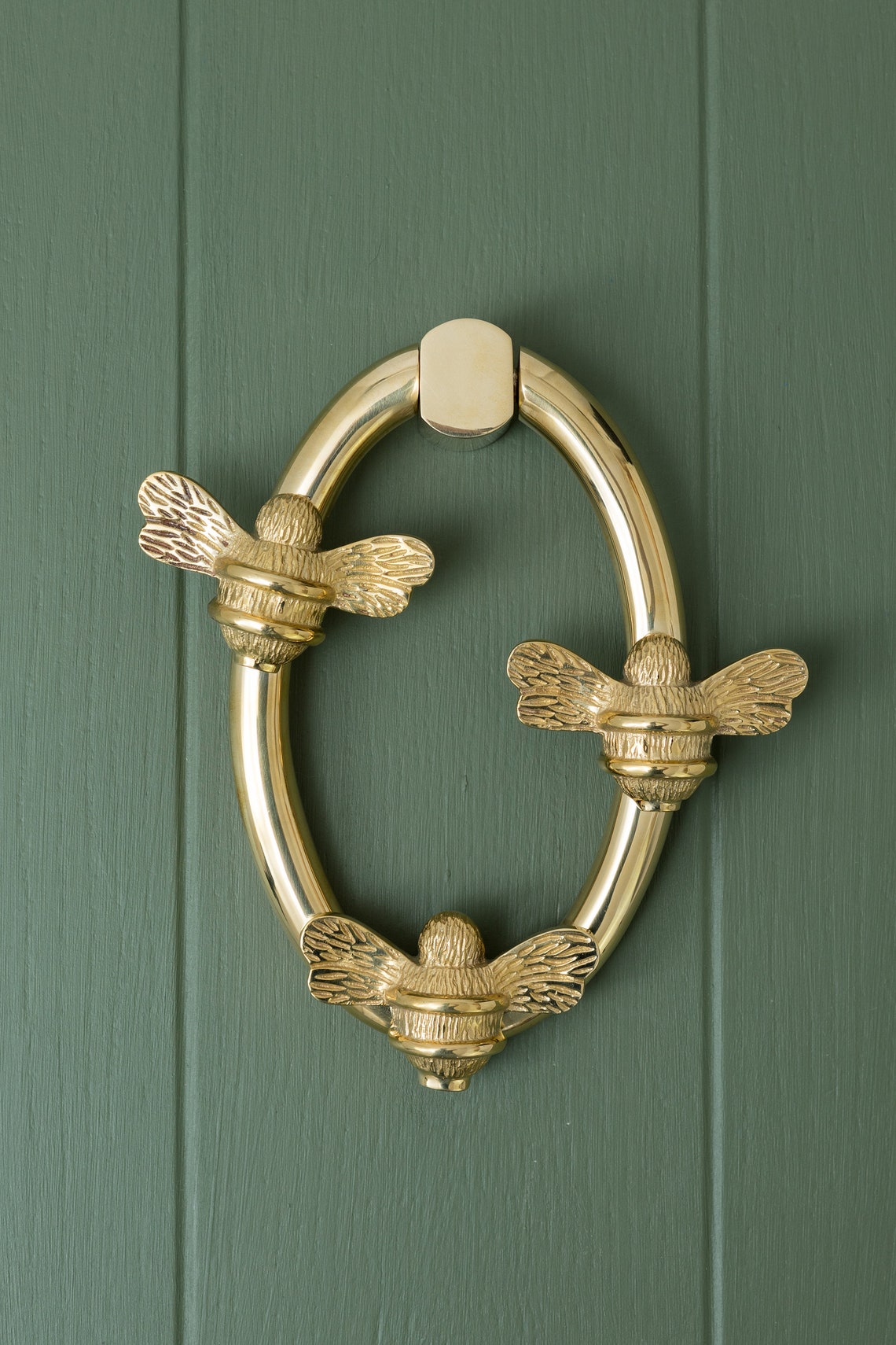 Solid Brass Nectar Bee Door Knocker – Premium Size - Etsy