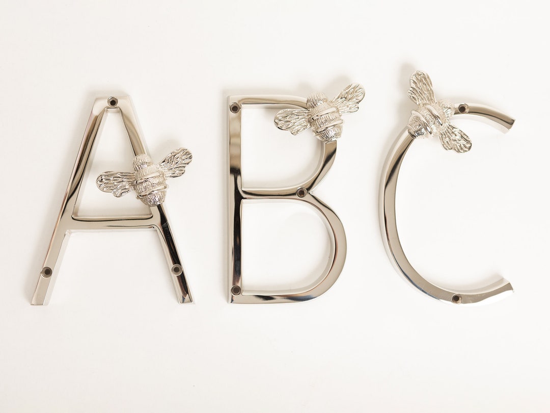 Elegant Brass Door Numbers | Brass Door Numbers | Replacement Door ...