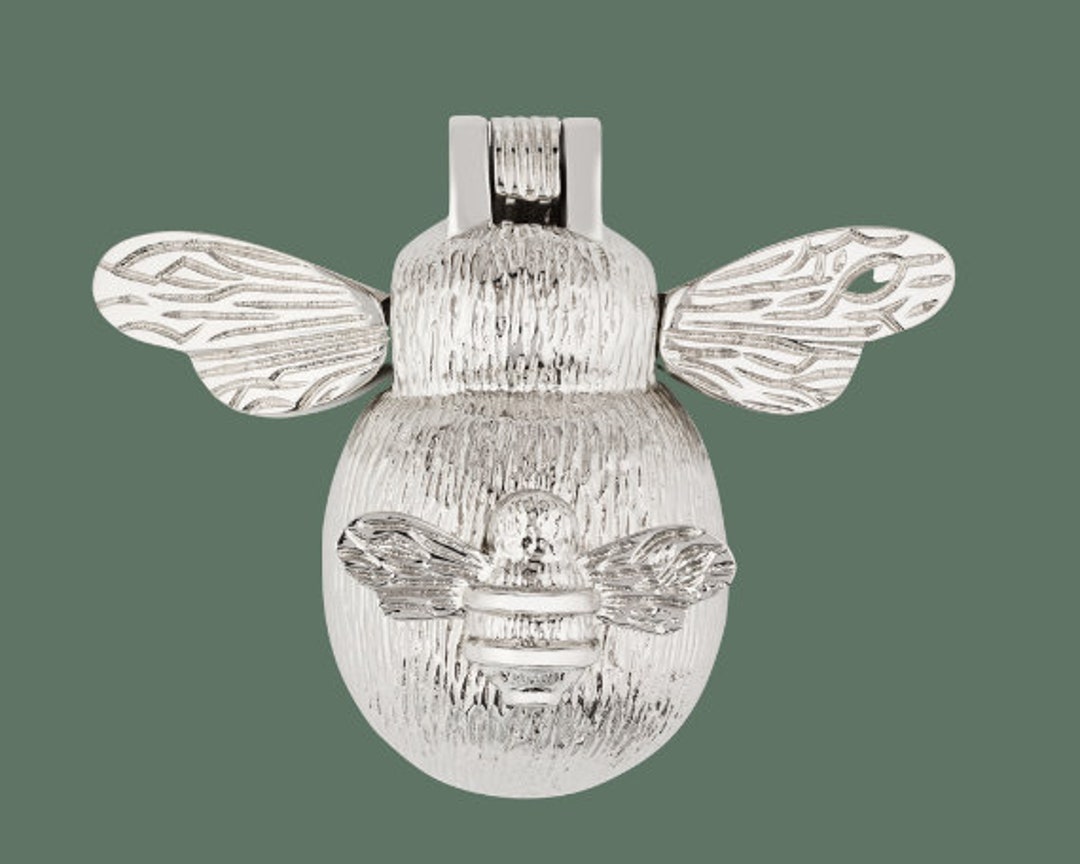 Mini Bee Door Knocker for Front Door | Polished Solid Brass Bee ...