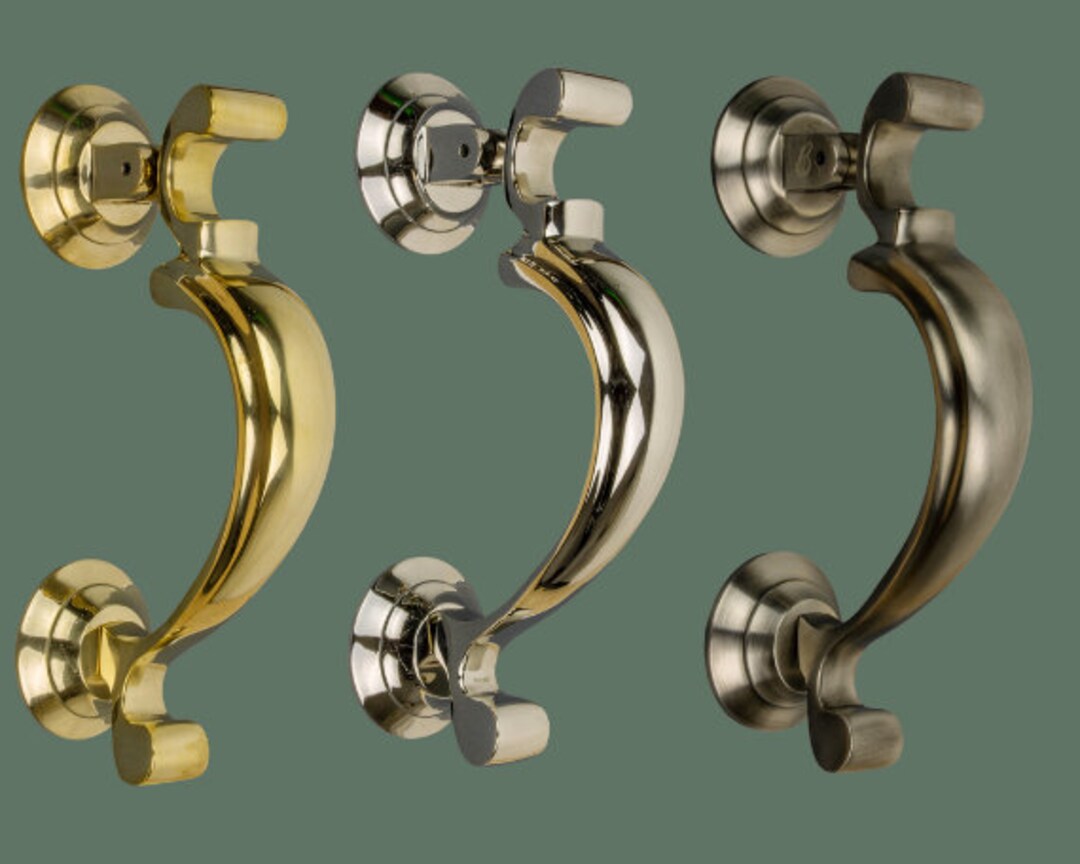 Brass Bee Door Knocker - 3 Finishes - Solid Brass Doctors Door Knocker - Door Knockers by Brass ...