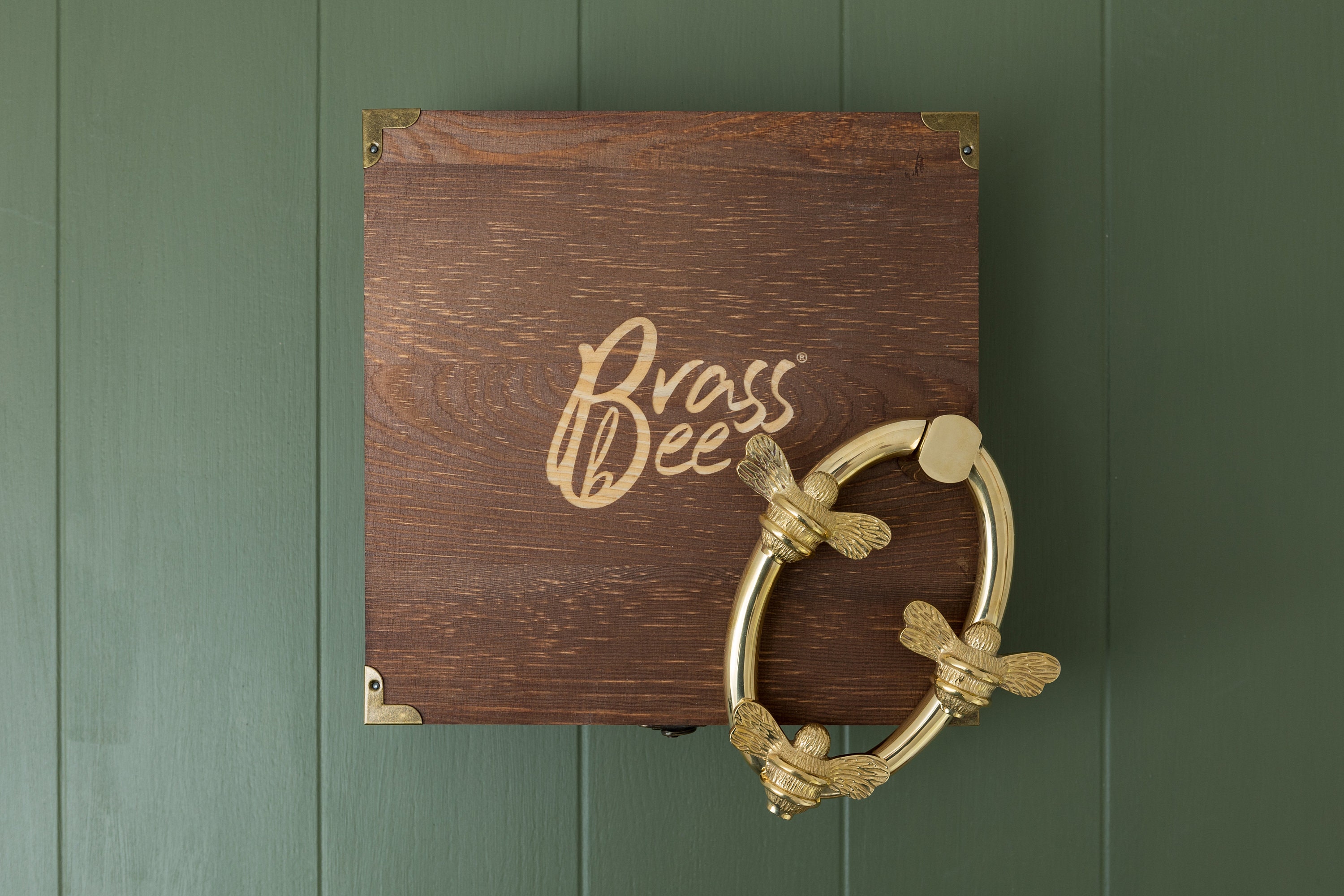 Solid Brass Nectar Bee Door Knockers Premium Size Door - Etsy