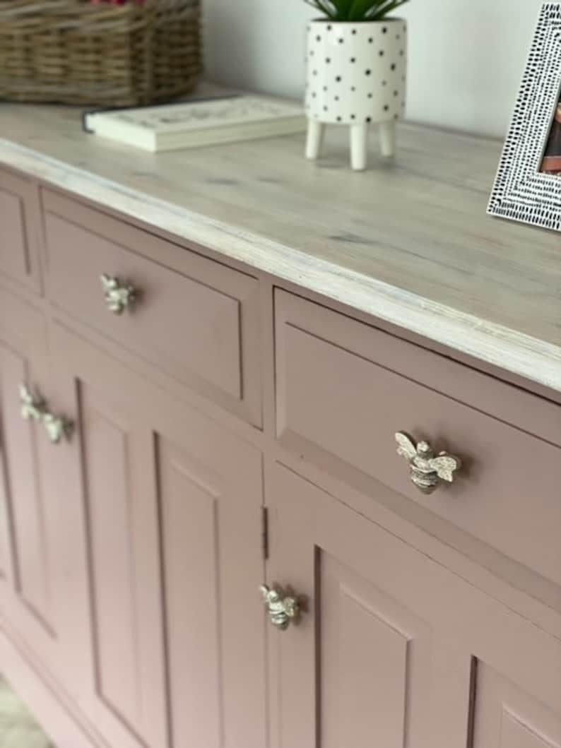 6 Silver Brass Bee Bumblebee Drawer Knob | Drawer Handle | Cabinet Knob ...