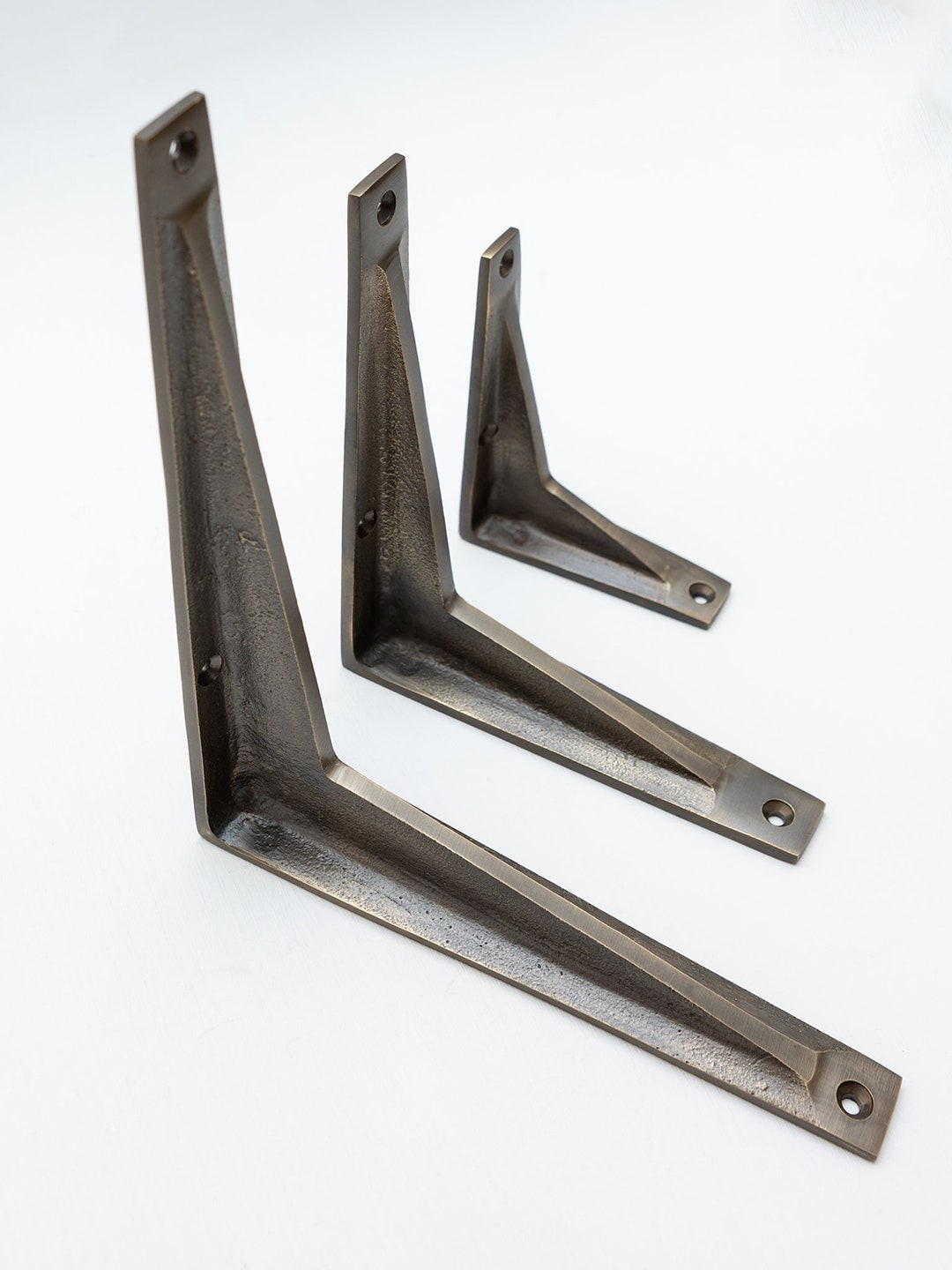 Antique Brass Shelf Brackets | Heavy Duty Brackets for Kitchen ...