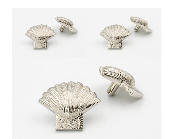 Home Improvement Knobs & Pulls 6x Shell Drawer Knobs Cabinet knob in 4 ...