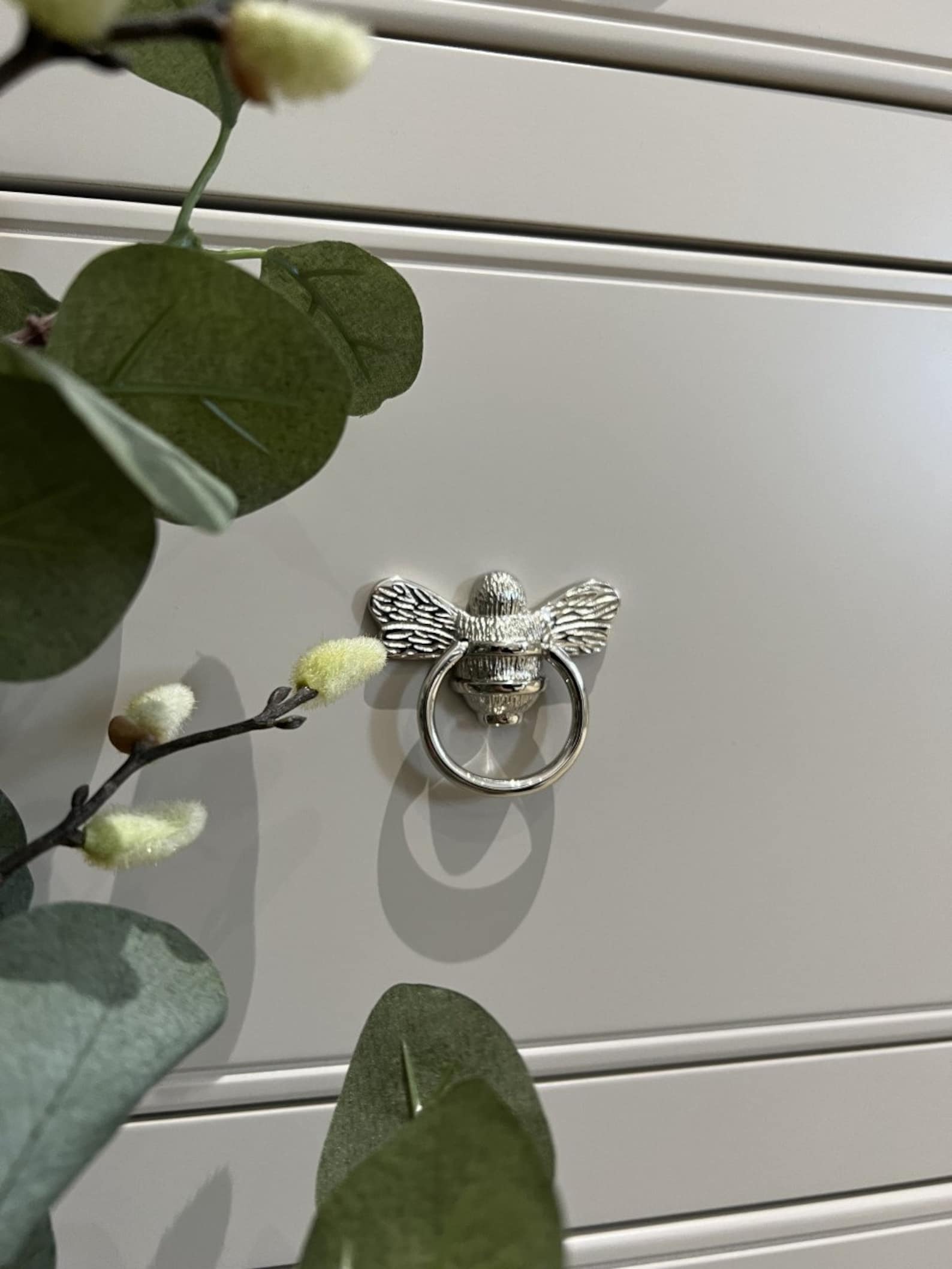 Bee Ring Drawer Pulls Drawer Knob Bee Drawer Handle Solid Brass Bee ...