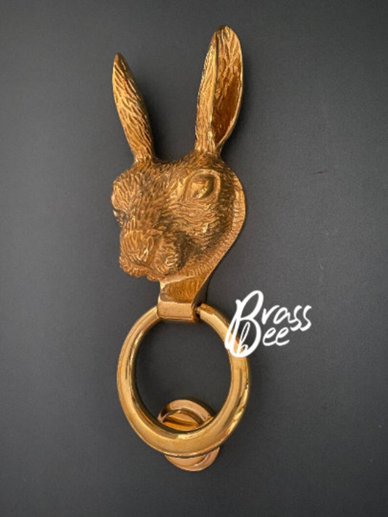 Brass Bee Door Knocker Gold Brass Finish Solid Brass | Etsy