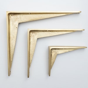 Antique Brass Shelf Brackets | Heavy Duty Brackets for Kitchen ...