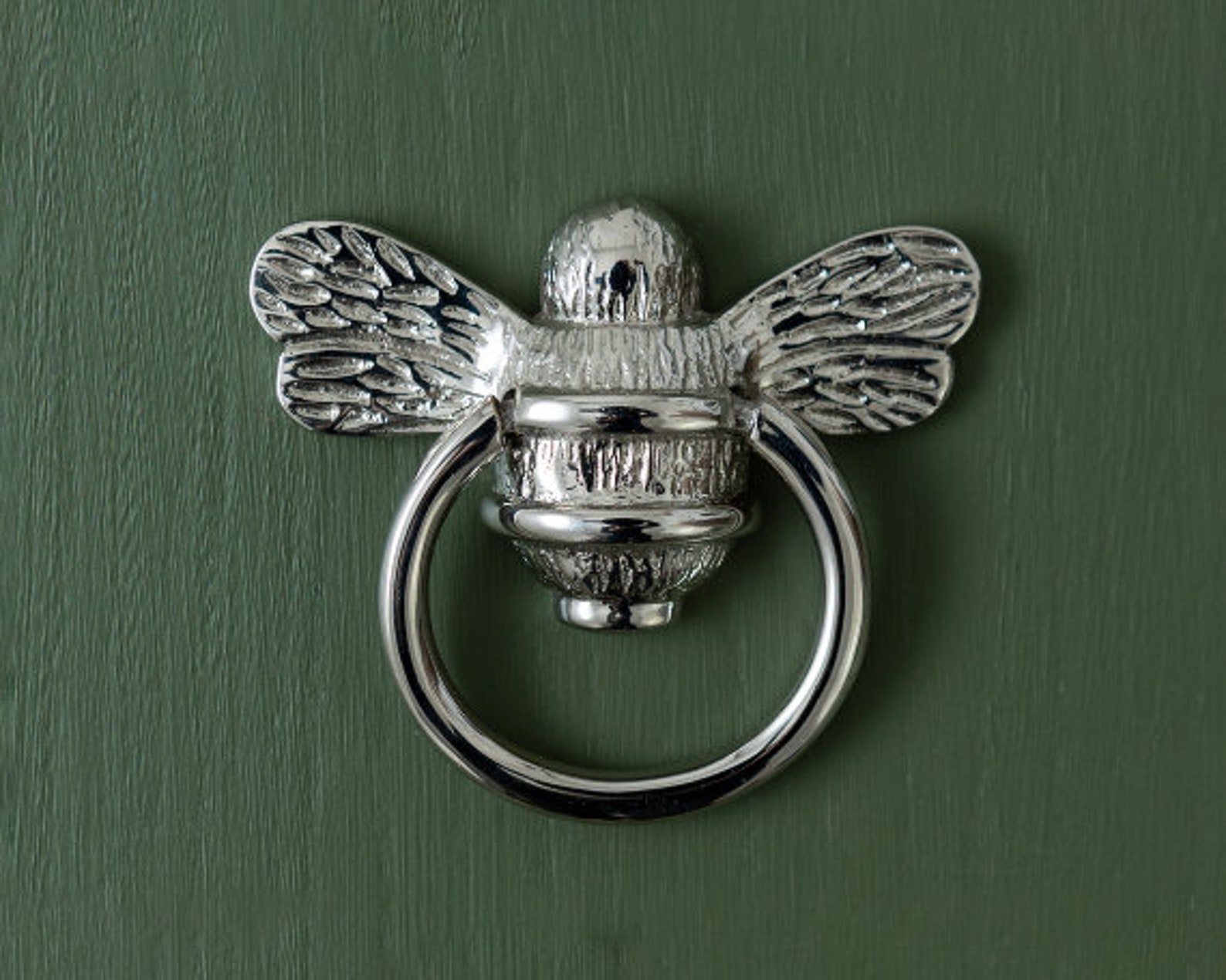 Bee Ring Drawer Pulls Drawer Knob Bee Drawer Handle Solid Brass Bee ...