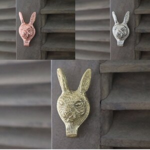 Brass Hare Rabbit Drawer Knob Drawer Handle Cabinet knobs | Etsy