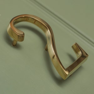 Premium Floating Plain House Numbers in Polished Brass Finish 0-9 ...