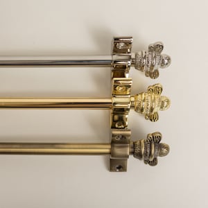 Stair Rods Carpet Runners With Bee Finial Ends | Brass Bee Nickel ...