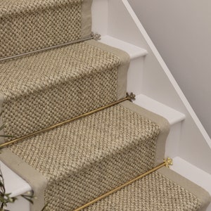 Stair Rods Carpet Runners With Bee Finial Ends Brass Bee Nickel, Brass ...