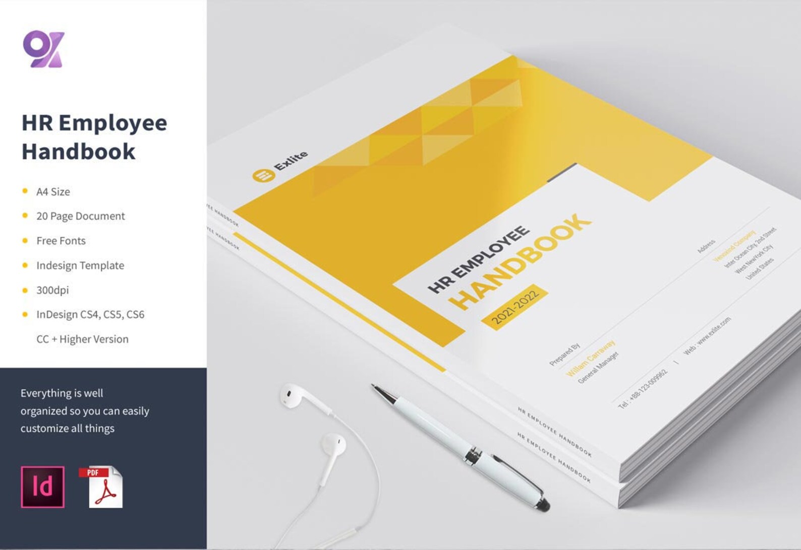 HR / Employee Handbook HR Handbook Employee Guidebook | Etsy