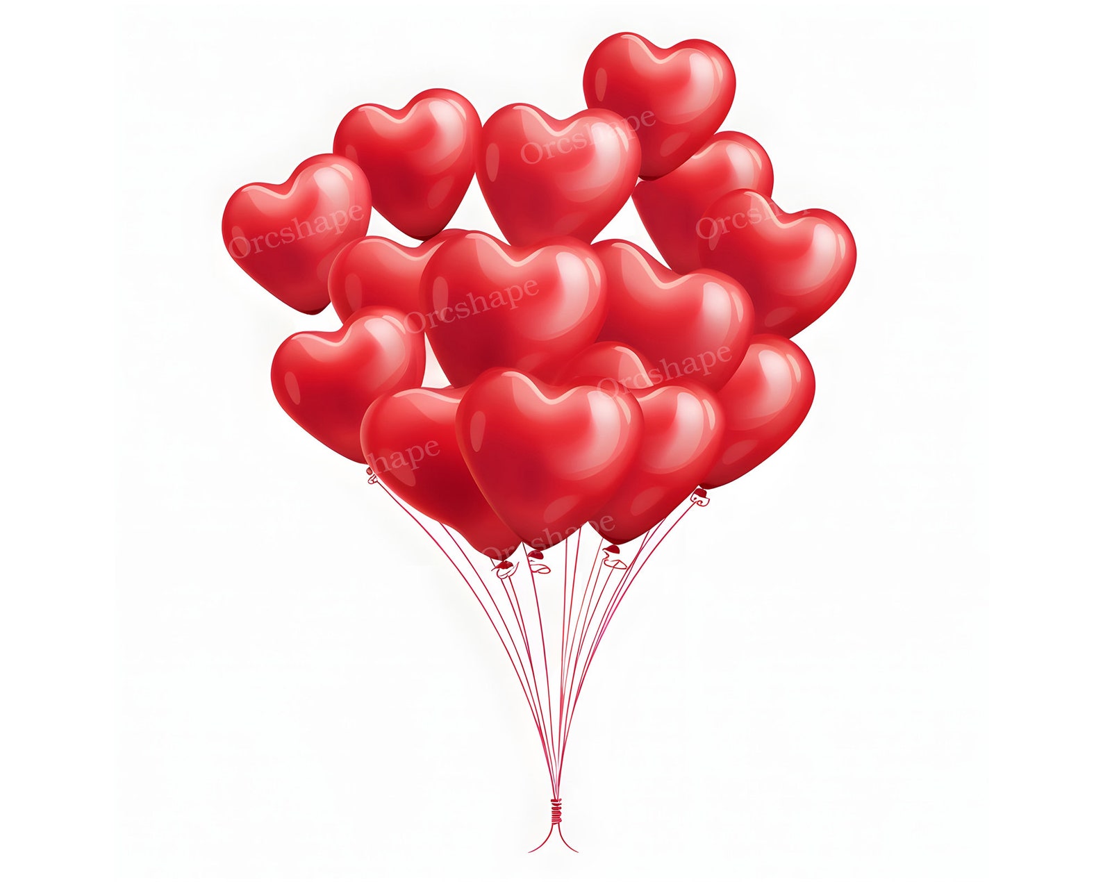 Colorful Balloons Clipart, Birthday Balloon Clipart, Party Decorations ...