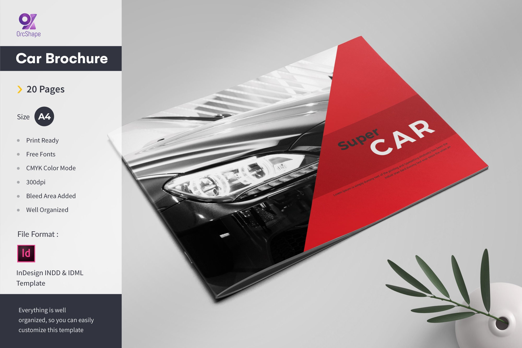 Car Brochure Automobile Portfolio Template Car Magazine Indesign ...