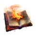 Magical Flame Open Books Clipart, 12 High Quality JPG, Fantasy Wizard ...